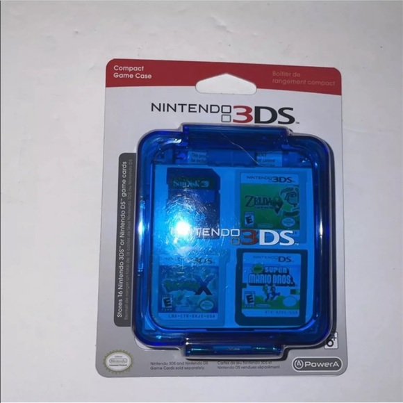 Nintendo | Other | Nintendo 3ds 2ds Ds Compact Game Case Clear Blue ...